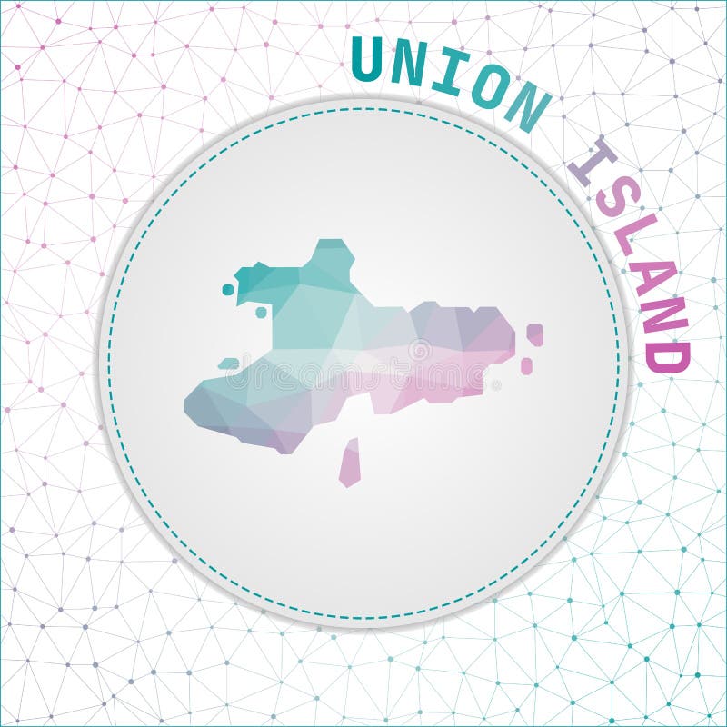 Union Island map. stock vector. Illustration of kingstown - 155705237