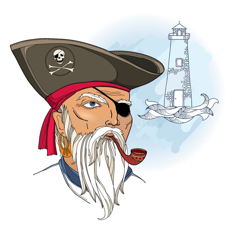 Pirate Face Stock Illustrations – 7,378 Pirate Face Stock Illustrations ...