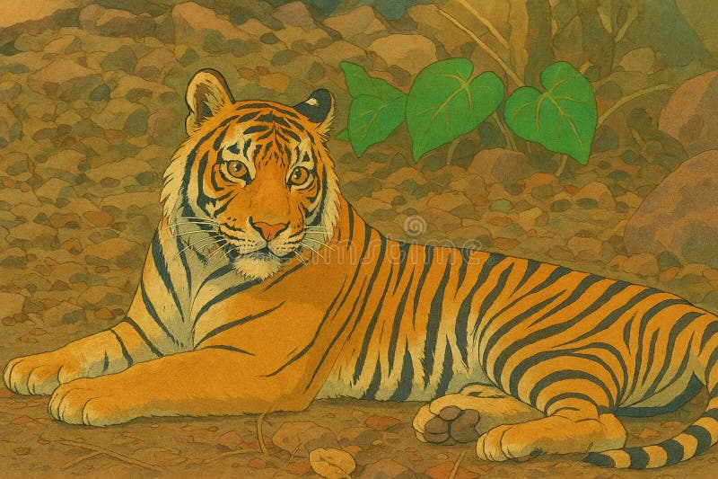 Royal Bengal Tiger Jumps in Air To Hunt Isolated White Transparent ...