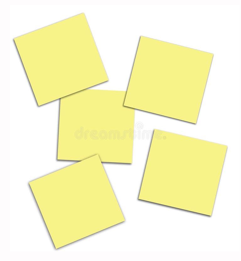 Yellow Post Sticky Notes Messages Stock Illustrations – 181 Yellow Post ...