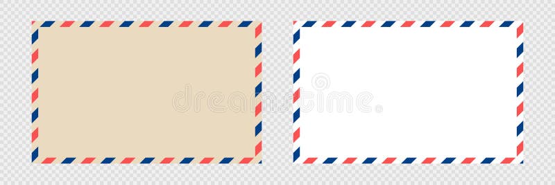 Vector Postage Envelope. Abstract Post Envelope Stock Illustration ...