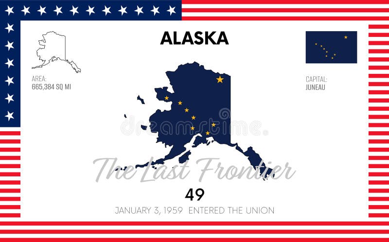 Alaska Map Borders Stock Illustrations – 841 Alaska Map Borders Stock ...