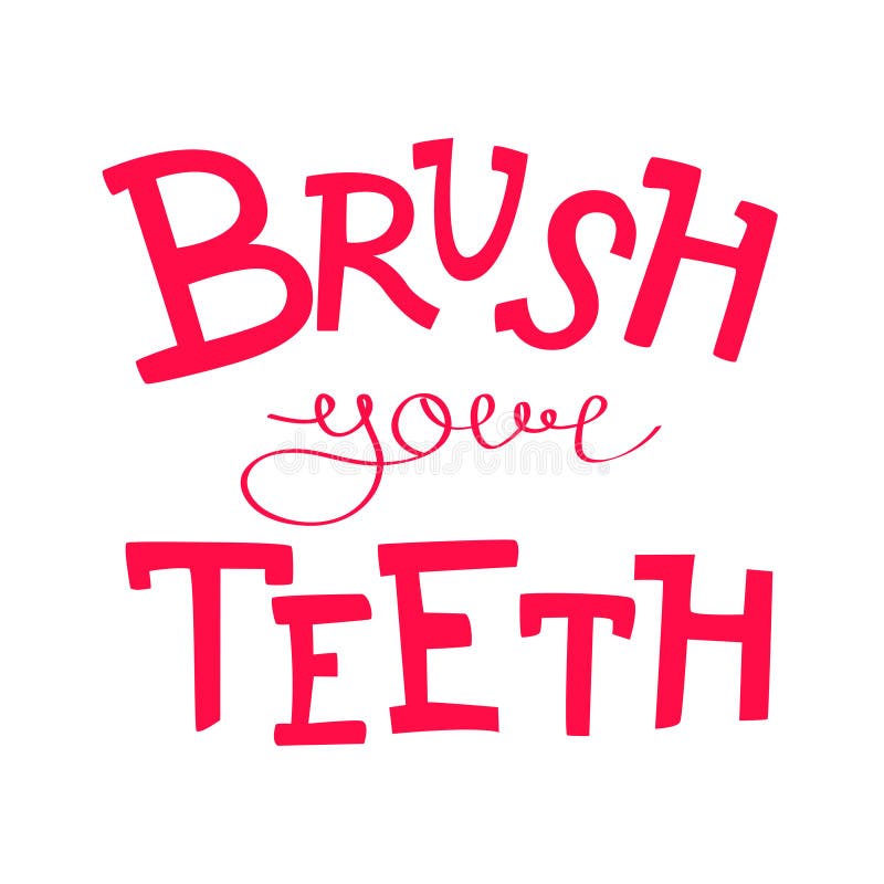 Teeth Lettering Stock Illustrations – 1,877 Teeth Lettering Stock ...