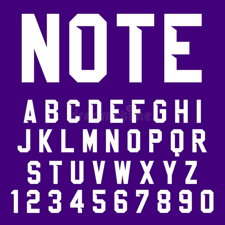 Vector Poster Font stock vector. Illustration of poster - 69083056