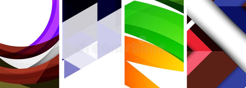 Vector Posters - Minimalist Geometric Abstract Backgrounds, Featuring ...