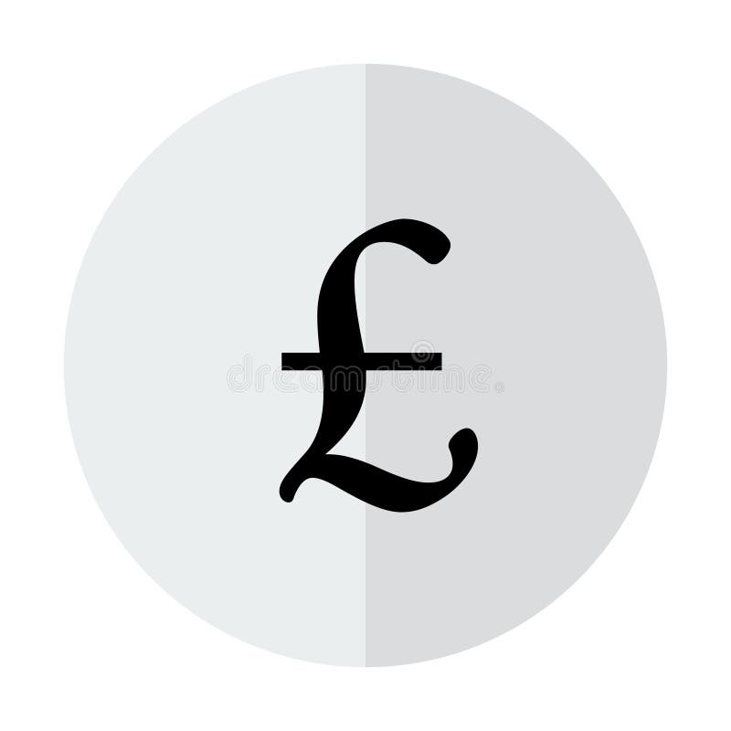 Vector Pound sign stock vector. Illustration of economy - 120060093