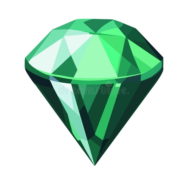 Vector Precious Beautiful Stone, Emerald, Diamond, Ruby, Sapphire ...