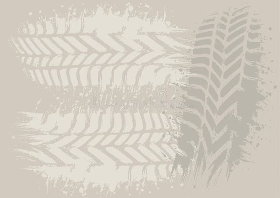 Vector Presentation Background with Tire Track Patterns from Cars Stock ...