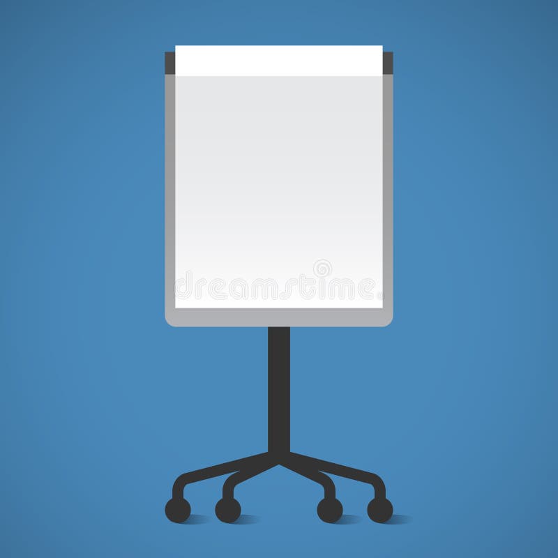 Vector Presentation Board. Flip-chart Stock Vector - Illustration of ...