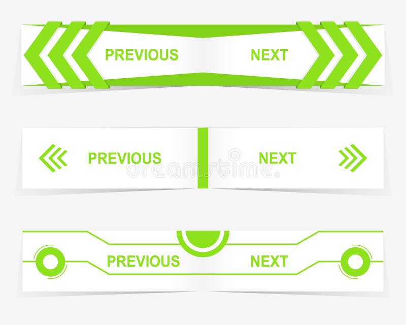 Web Navigation Buttons Green Stock Vector - Illustration of design ... Web Navigation Buttons Green Stock Vector - Illustration of design ...