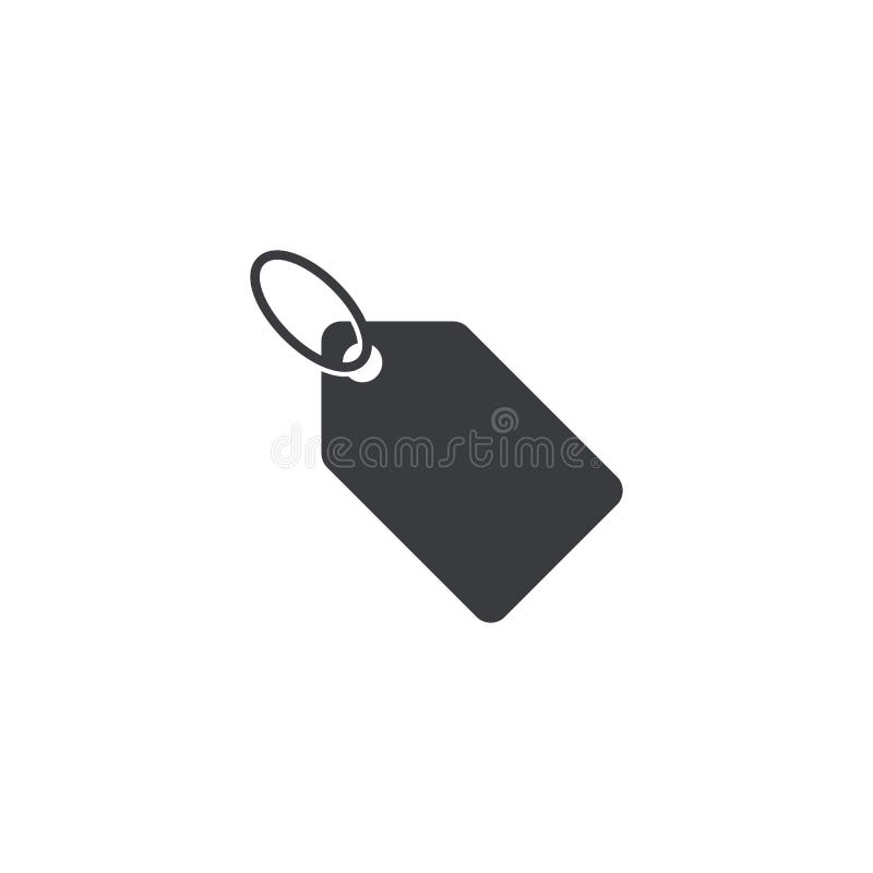 Vector Price Tag Icon. Price Tag Shape. Promoaction Label. Blank Tag ...