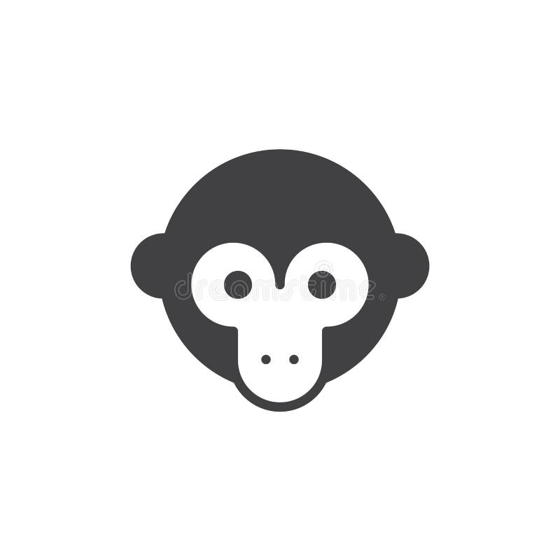 Vector Principal Del Icono Del Mono Ilustración del Vector ...