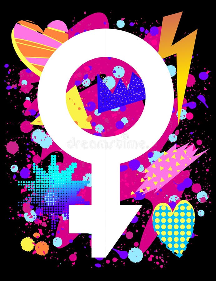 Vector Print For T Shirt With Bright Pride Lgbt Rainbow Color Male And