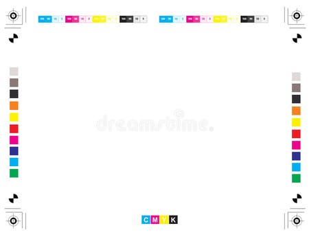 Vector Printing Calibration Chart Stock Vector - Illustration of marks ...
