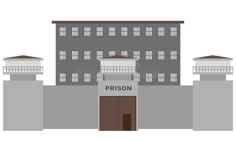 Prison Building Stock Illustrations – 5,440 Prison Building Stock ...