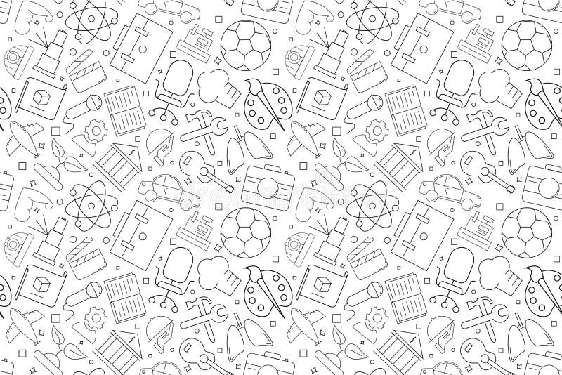 Vector Profession/occupation Icons Set Stock Vector - Illustration of ...