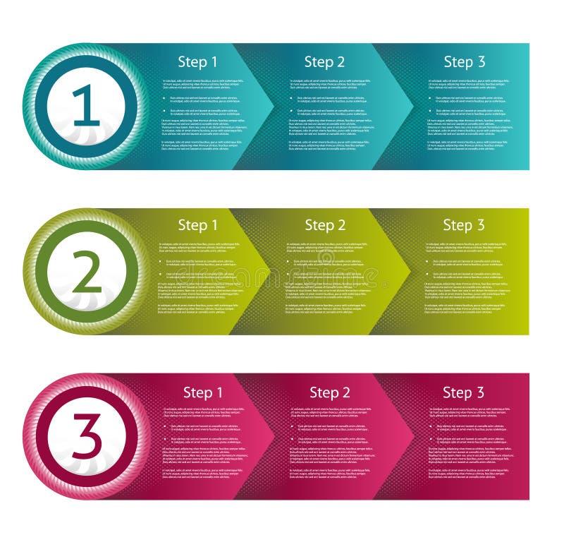 Modern Infographic with Steps Multicolor Design Template Png Free ...