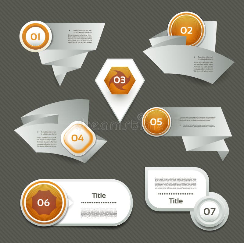 Vector Progress Background / Product Choice or Version Stock Vector ...