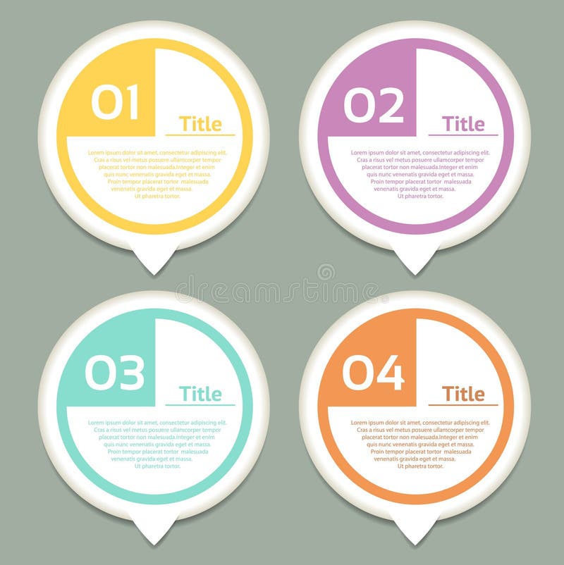 Vector Progress Background / Product Choice or Version Stock Vector ...