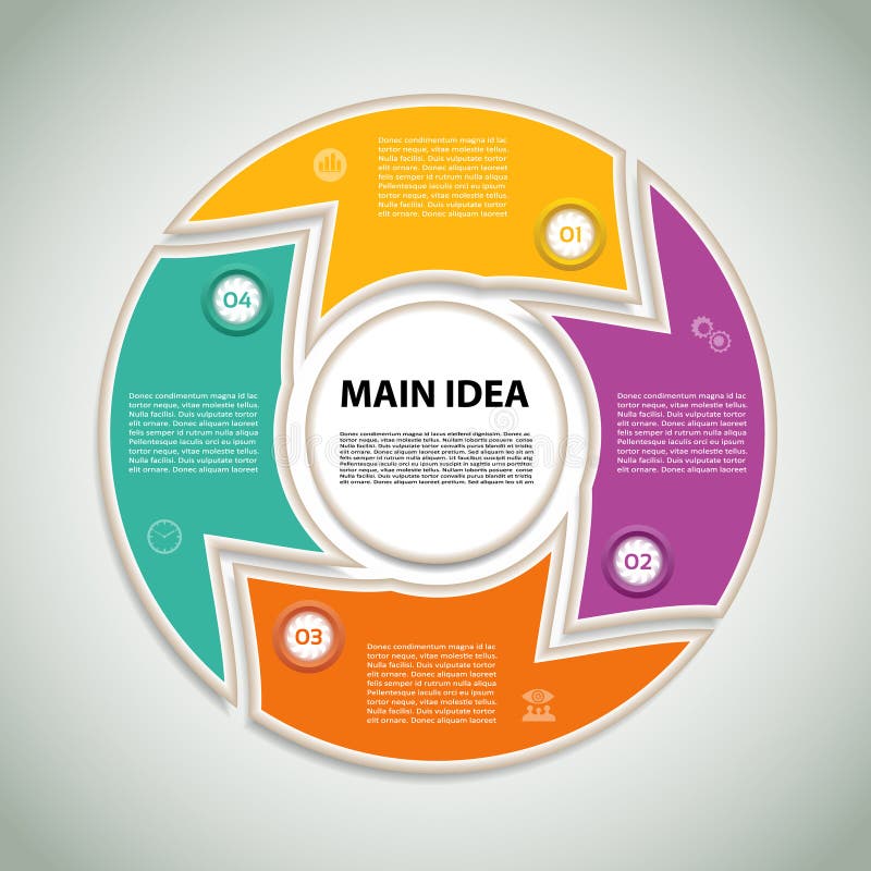 Vector Progress Background stock vector. Illustration of options - 37648242