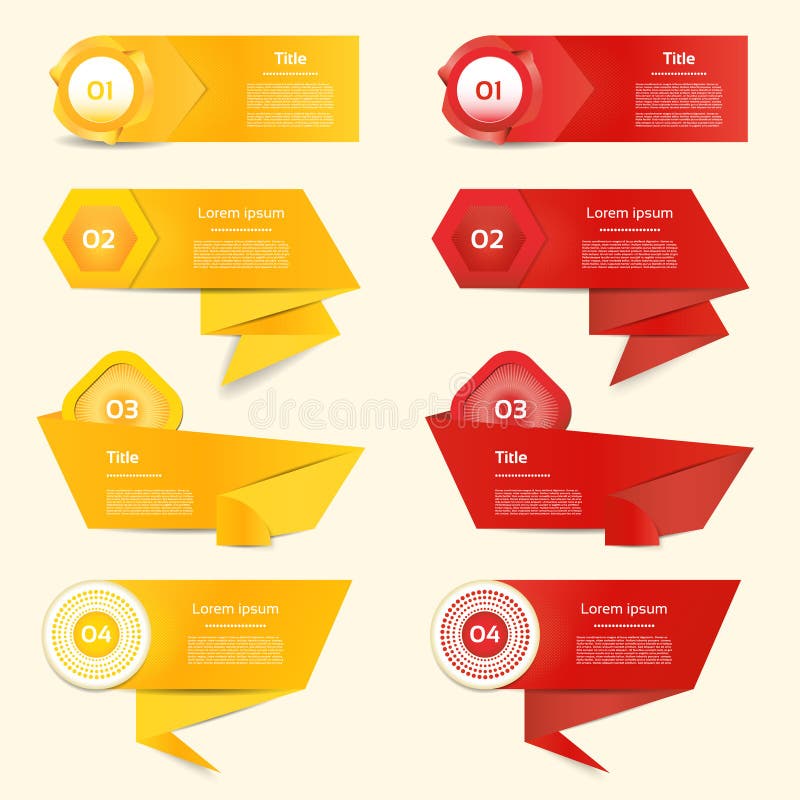 Vector Progress Background / Product Choice or Version Stock Vector ...