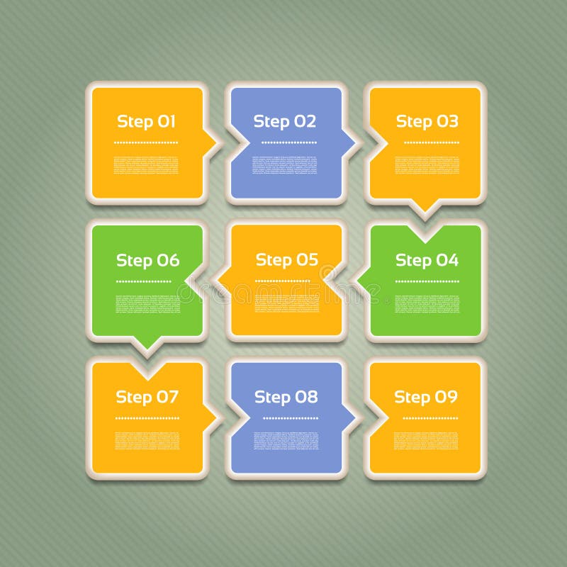 Vector Progress Background / Product Choice or Version. Stock Vector ...