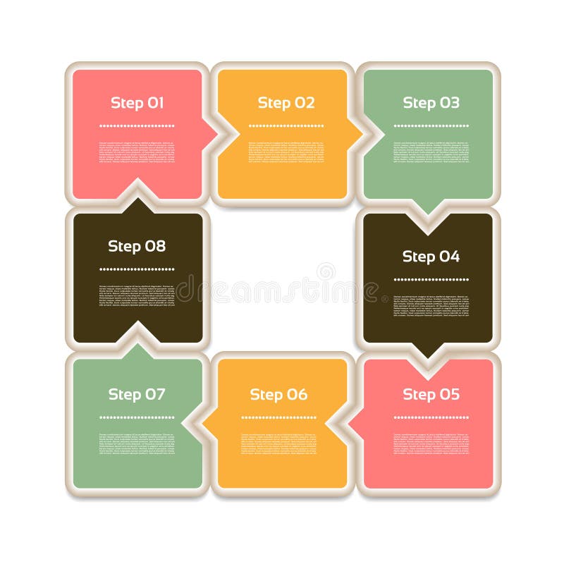 Vector Progress Background / Product Choice or Version Stock Vector ...