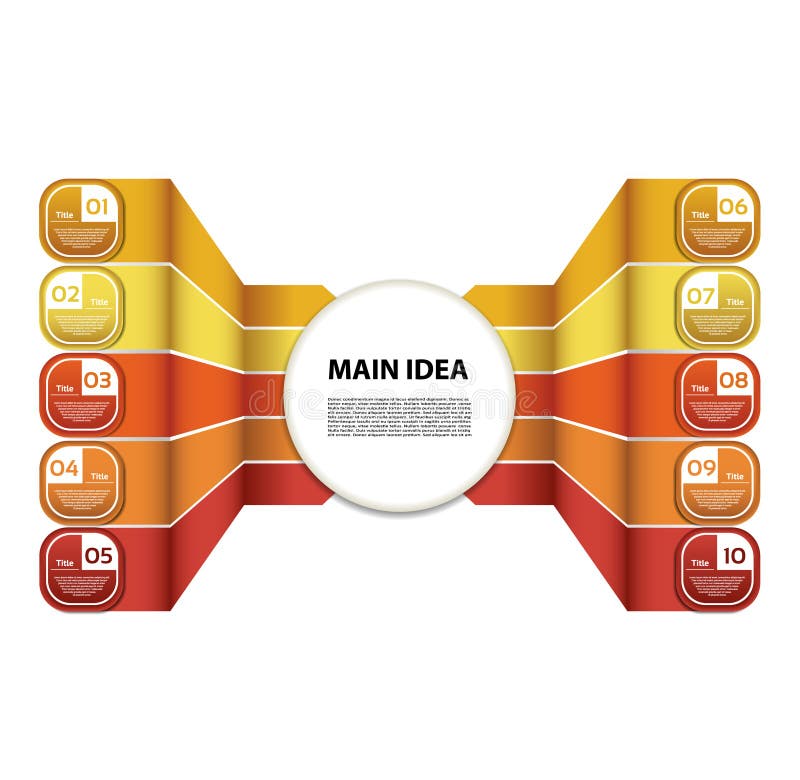 Vector Progress Background / Product Choice or Version Stock Vector ...