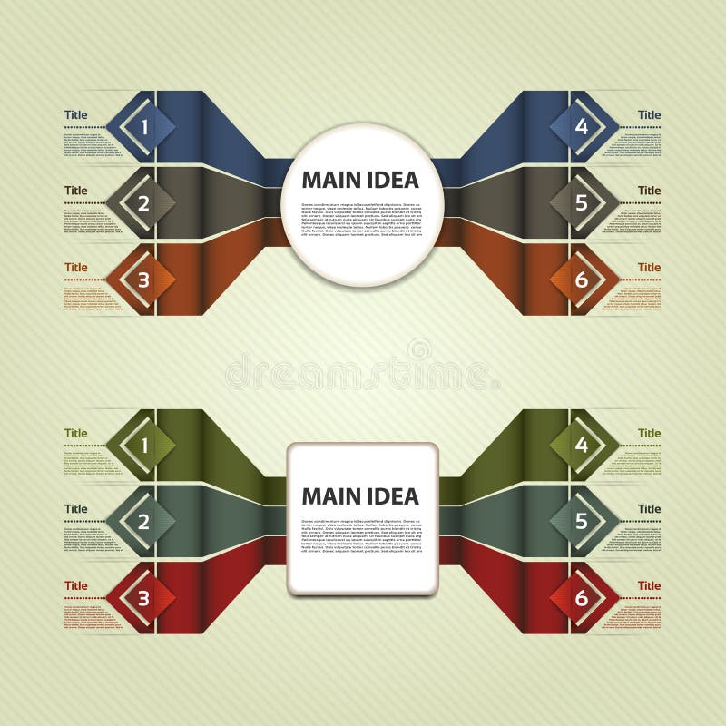 Vector Progress Background / Product Choice or Version Stock Vector ...