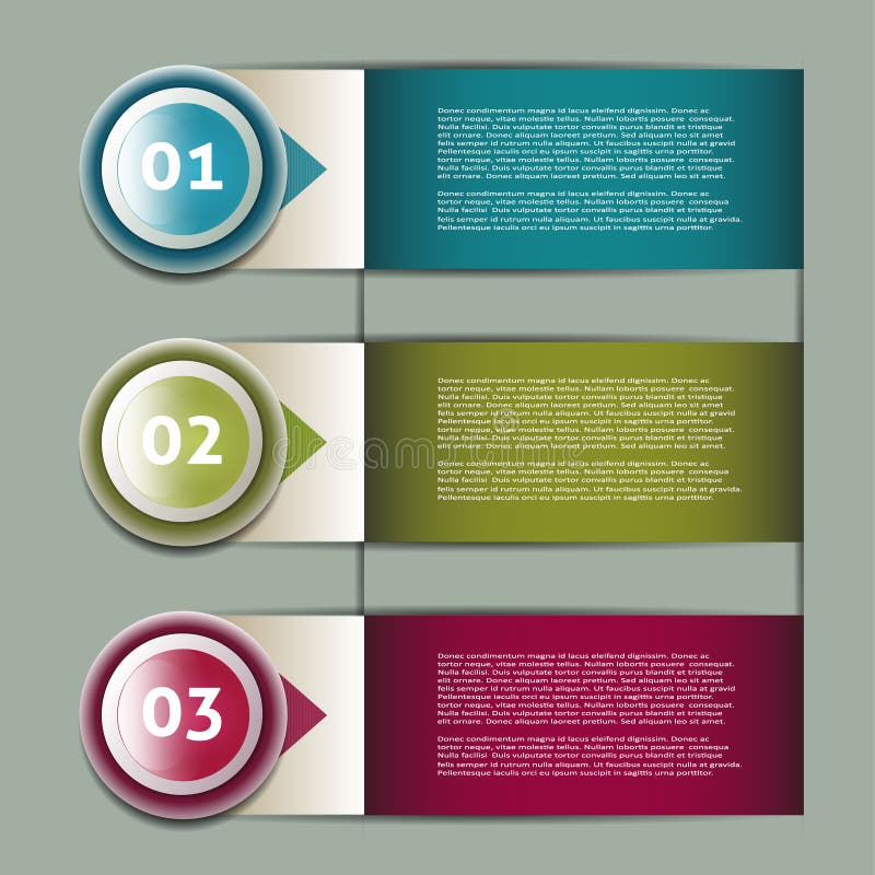 Vector Progress Background / Product Choice or Version Stock Vector ...