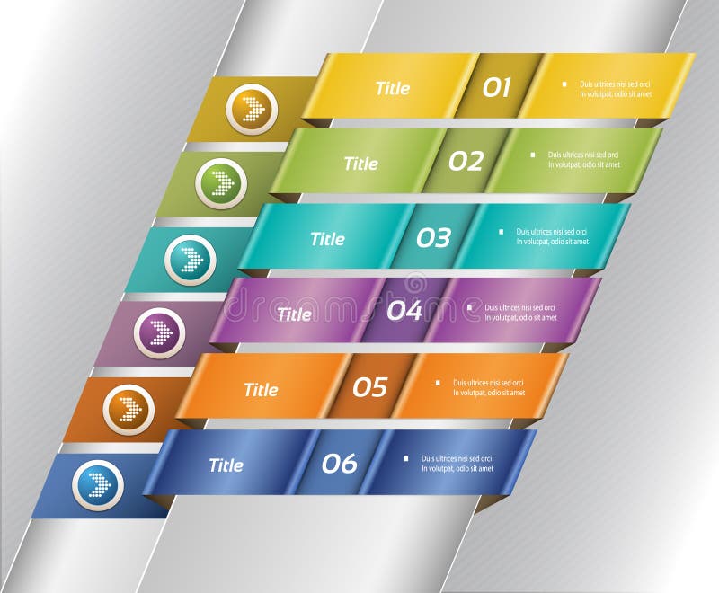 Vector Progress Background / Product Choice or Version Stock Vector ...