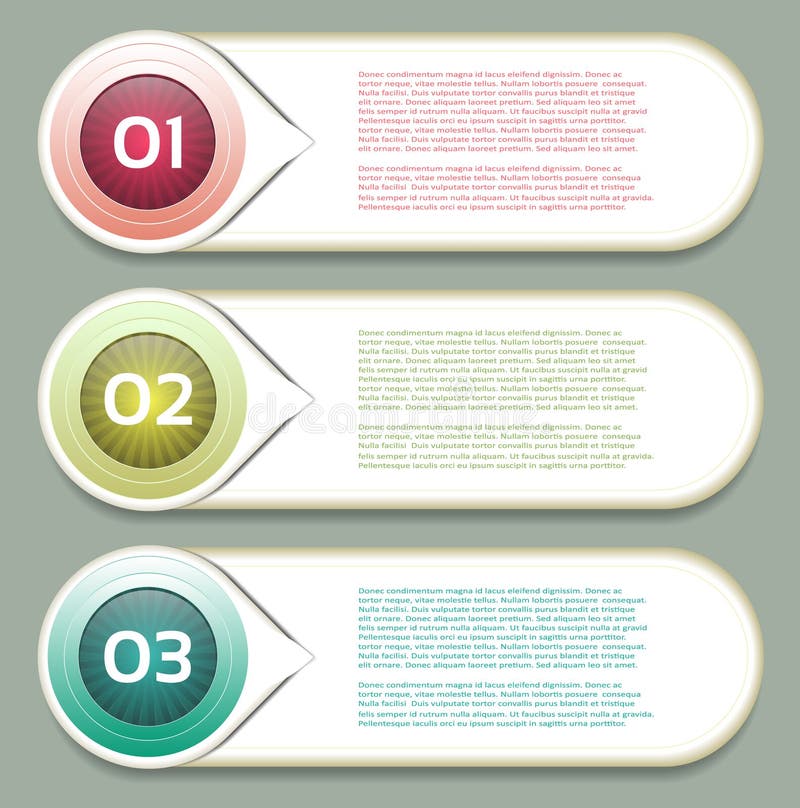 Vector Progress Background / Product Choice or Version. Stock Vector ...