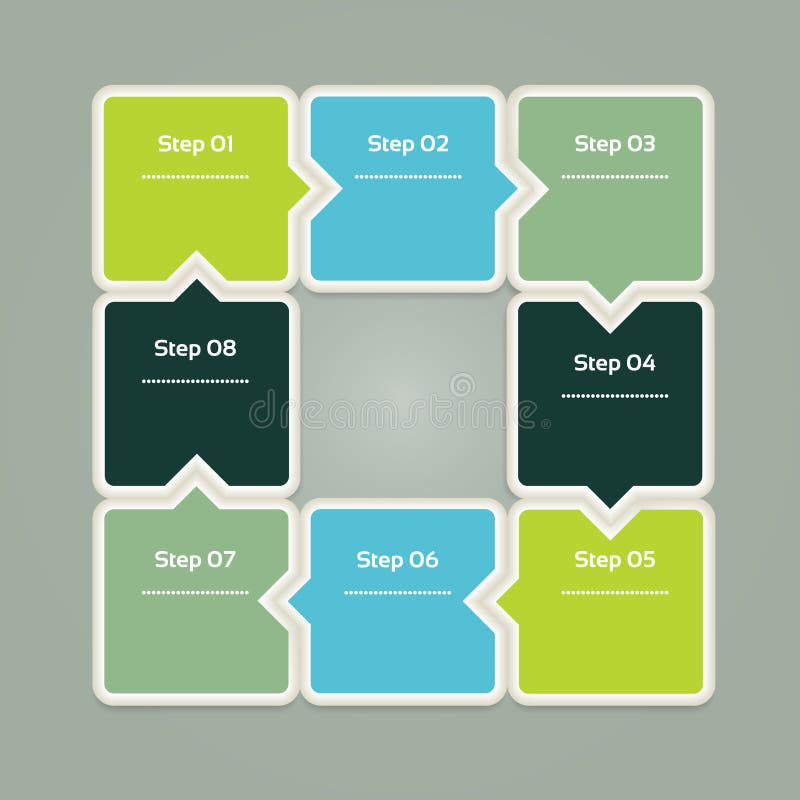 Vector Progress Background / Product Choice or Version. Stock Vector ...