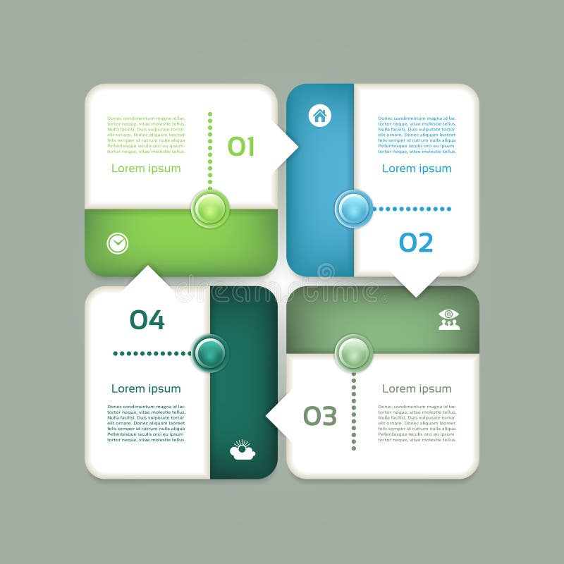 Vector Progress Background / Product Choice or Version Stock Vector ...