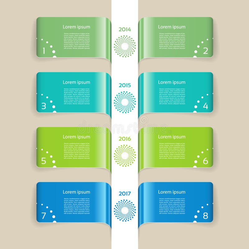 Vector Progress Background / Product Choice or Version. Stock Vector ...