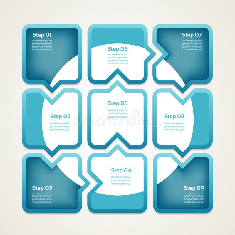 Vector Progress Background / Product Choice or Version. Stock Vector ...