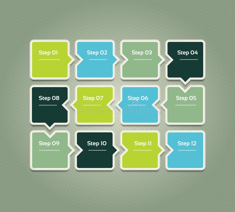 Vector Progress Background. Template for Diagram, Graph, Presentation ...