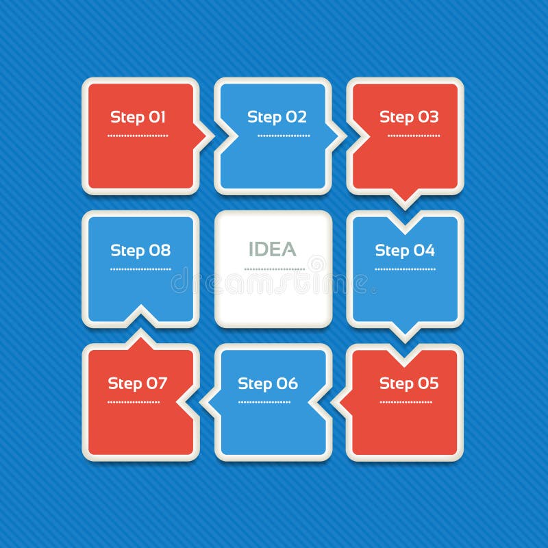 Vector Progress Background. Template for Diagram, Graph, Presentation ...