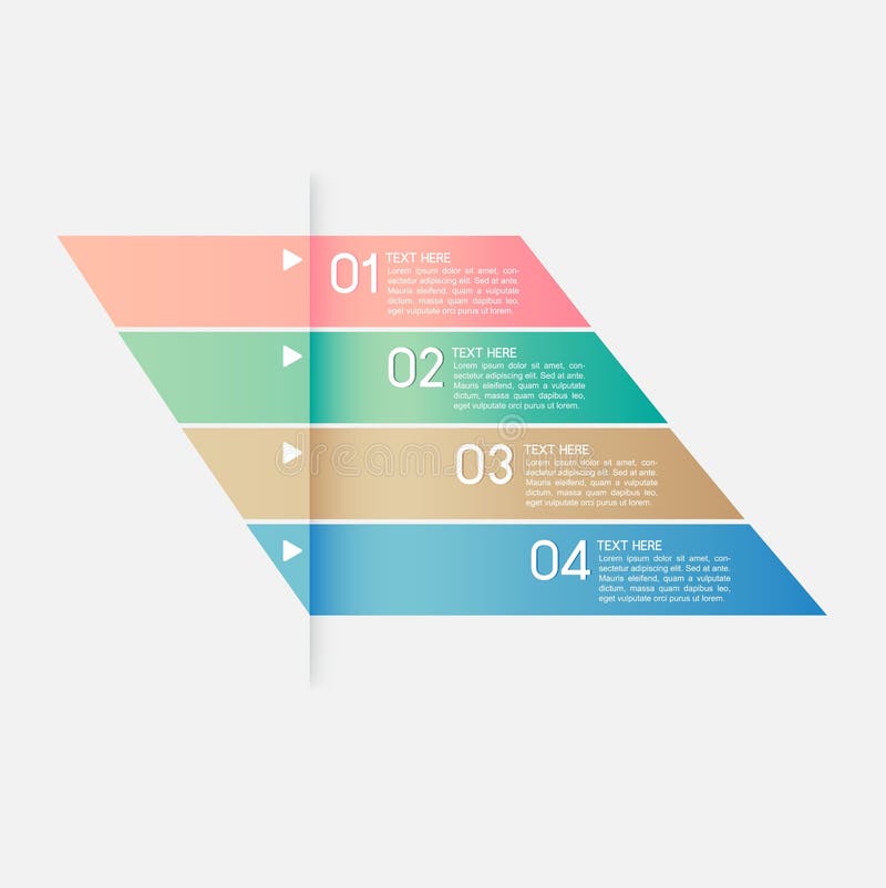 Vector Progress Icons for Four Steps or Options Stock Vector - Illustration of finance, concept ...