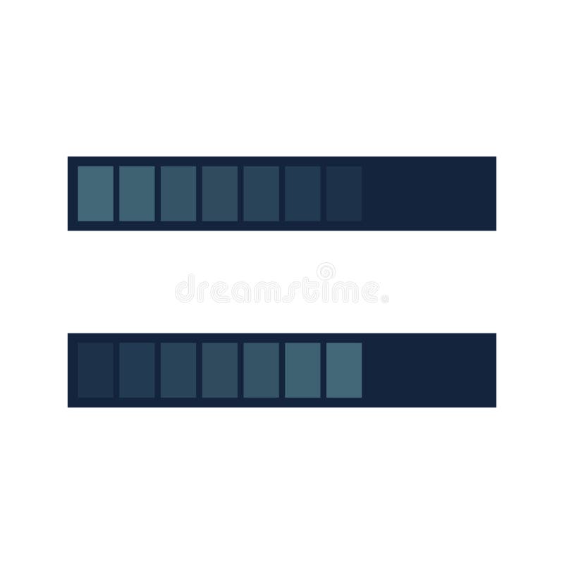 Vector Progress Loading Bar Loading Icon Illustration Stock Vector Illustration Of Progress