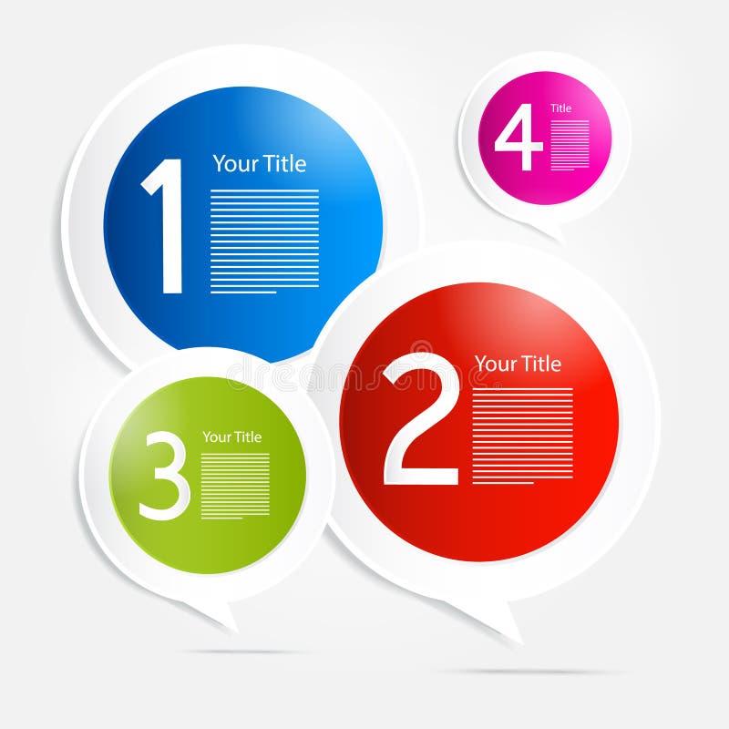 Vector Progress Steps for Tutorial, Infographics Stock Vector ...