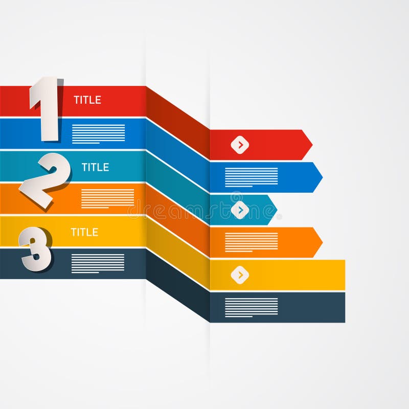 Vector Progress Steps for Tutorial, Infographics Stock Vector ...
