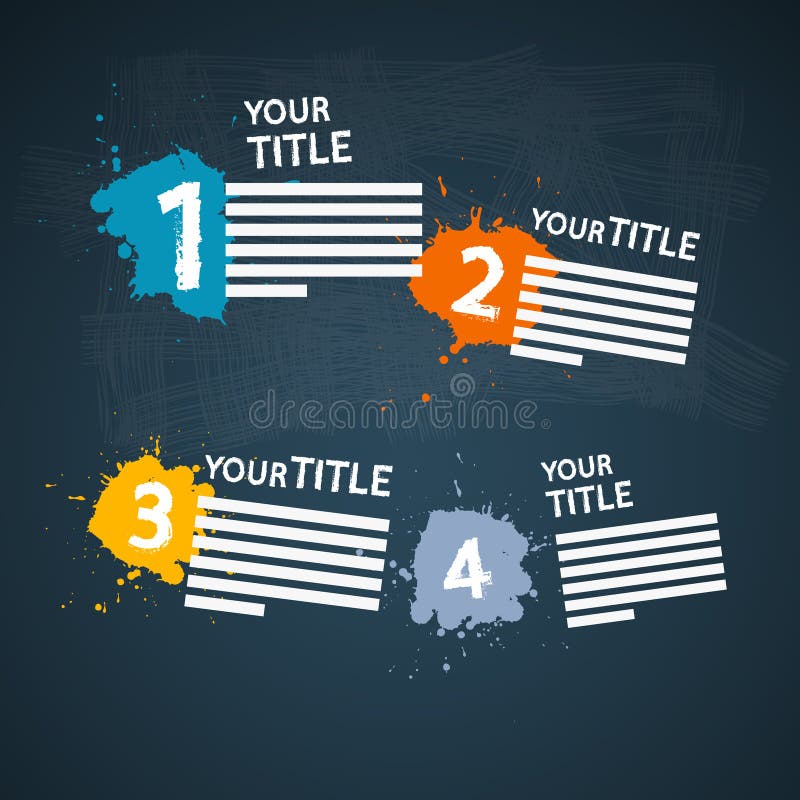 Vector Progress Steps for Tutorial, Infographics Stock Vector ...