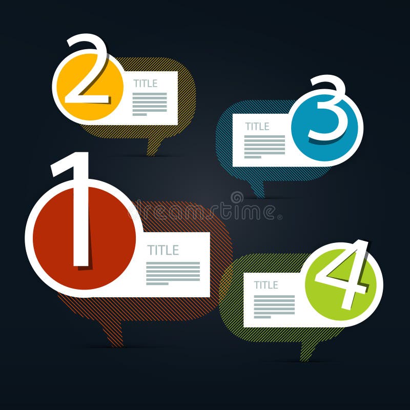 Vector Progress Steps for Tutorial, Infographics Stock Vector ...