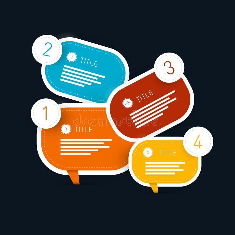 Vector Progress Steps for Tutorial, Infographics Stock Vector ...