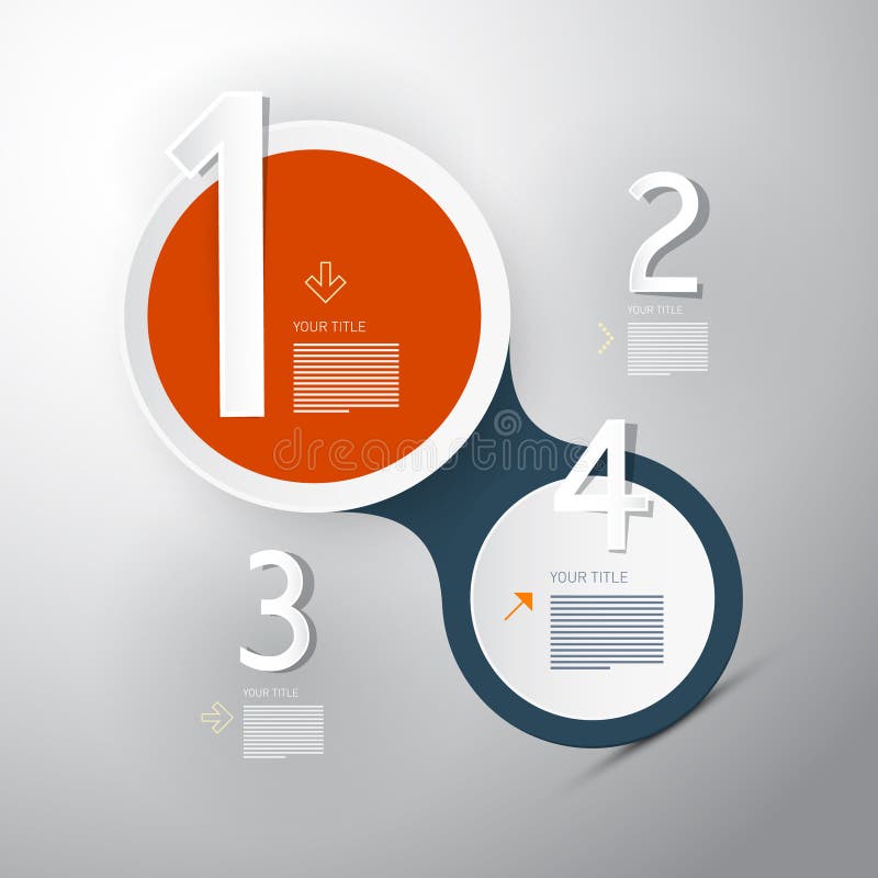 Vector Progress Steps for Tutorial, Infographics Stock Vector ...