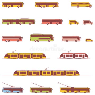 Public Transport Intercity Stock Illustrations – 5,496 Public Transport ...