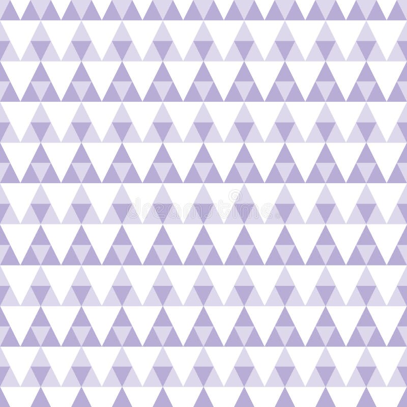 Vector Purple Geometric Triangle Seamless Pattern Background. Stock ...