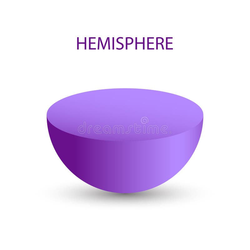 Vector Hemisphere with Gradients and Shadow for Game, Icon, Package ...