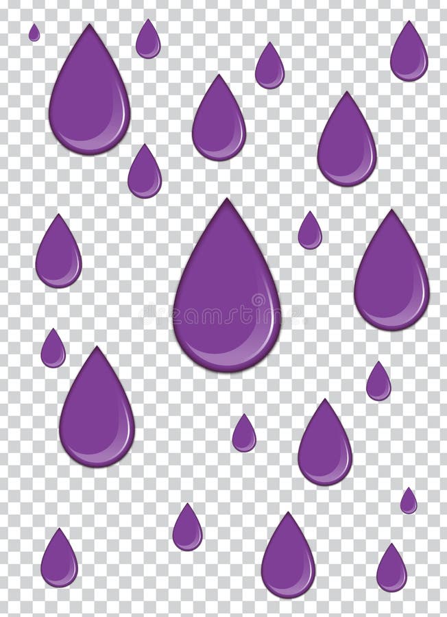 Vector Purple Splash with Transparency Background. Stock Vector ...